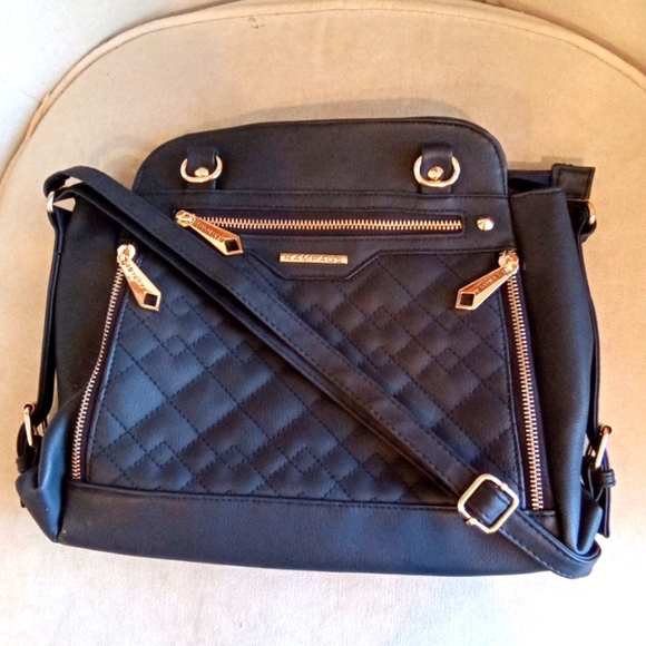Rampage | Bags | Nwot Black Leather Carry Conceal Handbag By Rampage ...